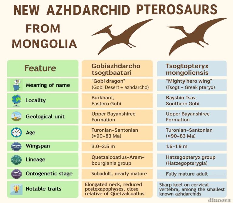 New Azhdarchid Pterosaurs from Mongolia - Dinoera